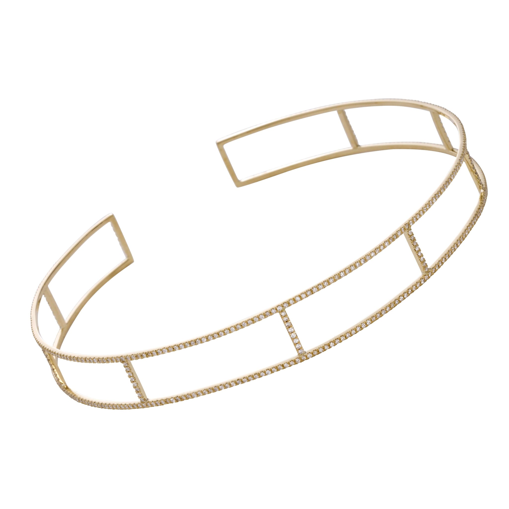 Koral Neck Cuff - Necklace - Yellow Gold