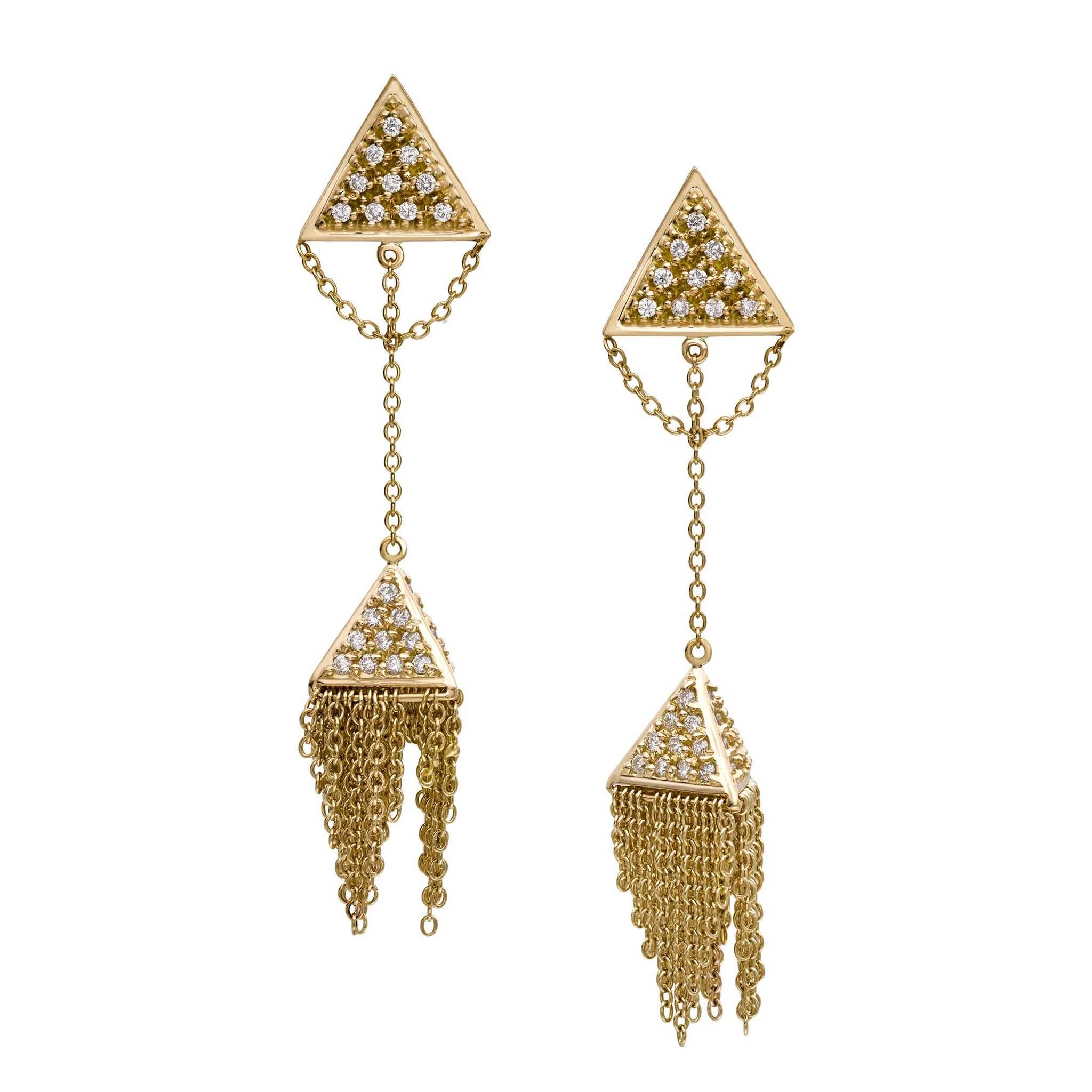 Unity Tassel - Earrings - Yellow Gold