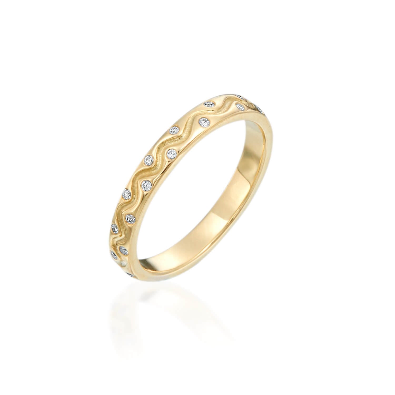 Zora Band - Ring - Yellow Gold